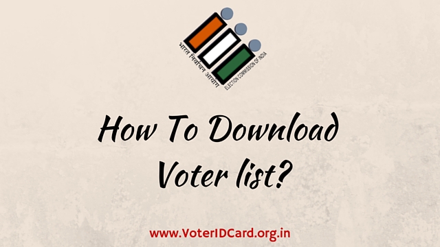 How to Download Voter List in 5 minutes?